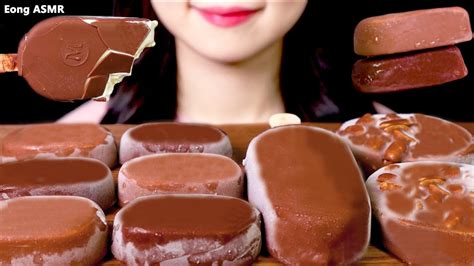 Asmr Chocolate Ice Cream Tico Magnum Googoo 초콜릿 아이스크림 티코 매그넘 구구 Youtube