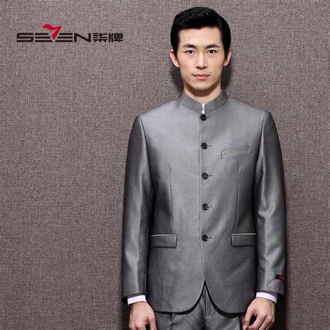 柒牌套西男正品 2014修身休闲西服 男士立领西服套装男 901C1217 tb0751607