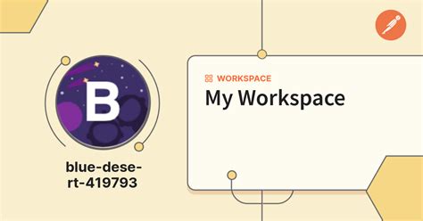 my workspace postman api network