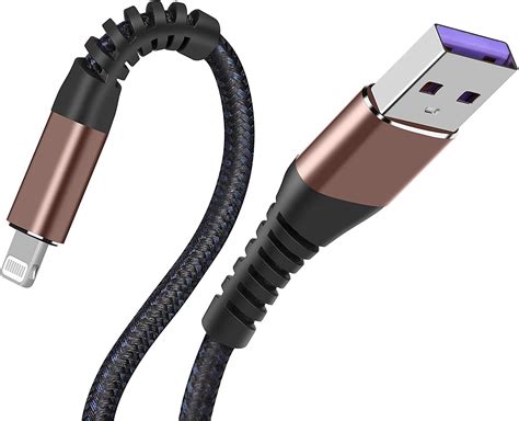 Short Iphone Charger Cable 2pack 1ft For Apple Mfi