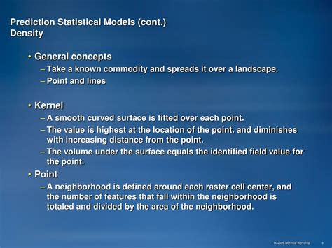 Ppt Arcgis Spatial Analyst Statistical Modeling Powerpoint Presentation Id160902