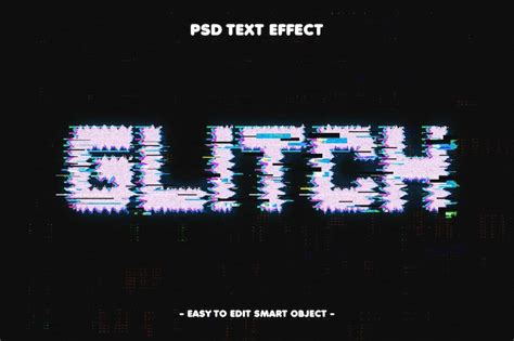 Glitch Text Style Psd 개 이상의 고품질 무료 Psd 템플릿 다운로드 가능 Freepik