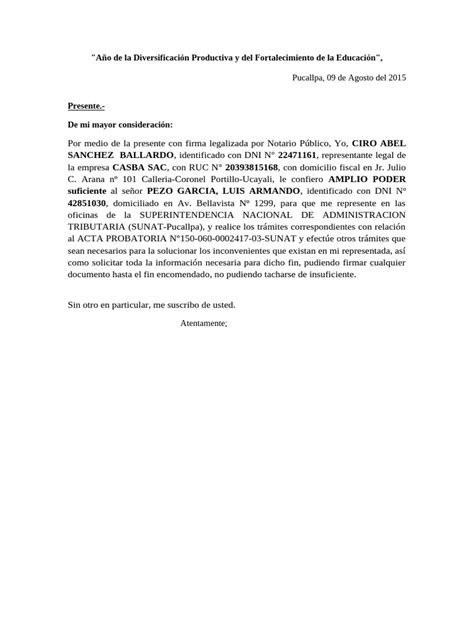 Carta Pder De Comiso Pdf