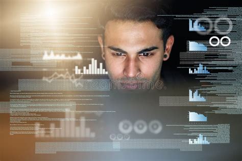 Hes Got The World At His Fingertips A Young Hacker Cracking A Computer