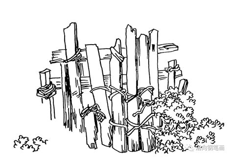 手绘木板简笔画 木板简笔画 简笔画 大山谷图库
