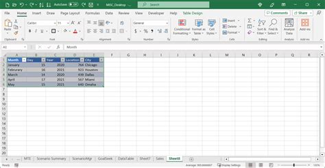 How To Delete Or Remove A Table In Microsoft Excel