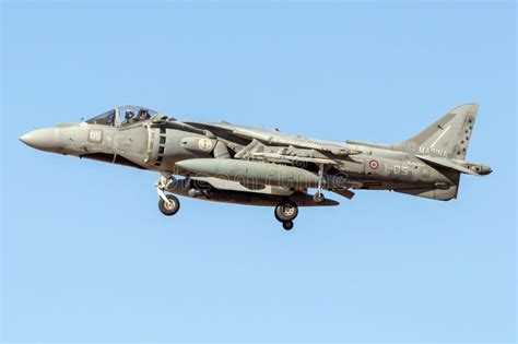Av 8b Harrier Ii Plus Vertical Takeoff Fighter Jet Of The Italian Navy