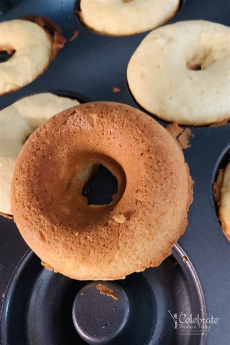Vanilla Glazed Donuts Baked Without Yeast In A Donut Pan Celebrate
