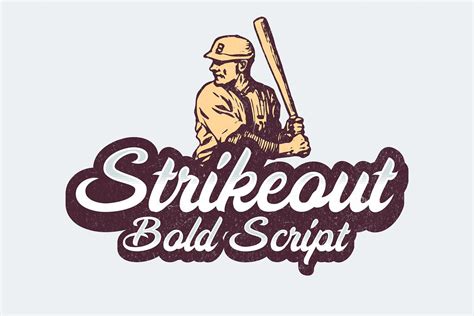Strikeout Bold Script Free Download