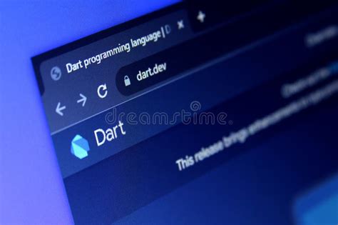 Dart Programming Language Logo Editorial Photo Image Of Programs