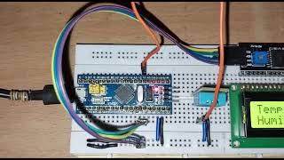 Dht11 Interfacing With Stm32 In Hindi Temperature And Humidity