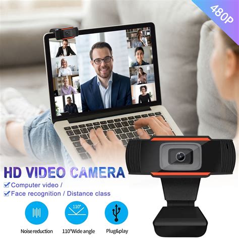 Lulshou 480p Webcam With Microphone Manual Focus Webcam Computer Camera Web Camera Pc Webcam
