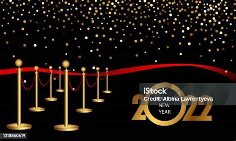 새해 복 많은 새해 2022 우아한 황금 텍스트 미니멀한 벡터 일러스트레이션 12월에 대한 스톡 벡터 아트 및 기타 이미지 12월 12월 31일 2022년 Istock