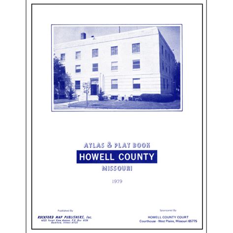Missouri Howell County Plat Map And Gis Rockford Map Publishers