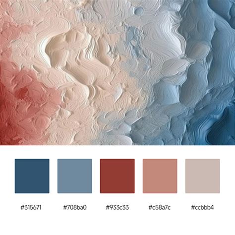 色彩搭配 图片 渐变 色卡 红蓝 色彩 提取