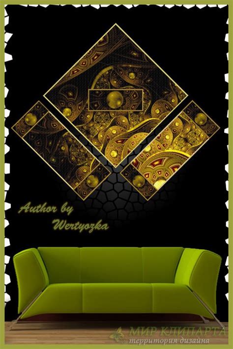 Шаблон модульной картины Абстракция