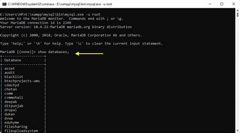 Accessing Mysql Via The Command Line Tech Hyme