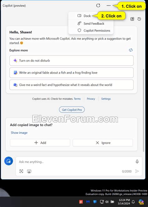 Dock Or Undock Copilot On Desktop In Windows Windows Forum
