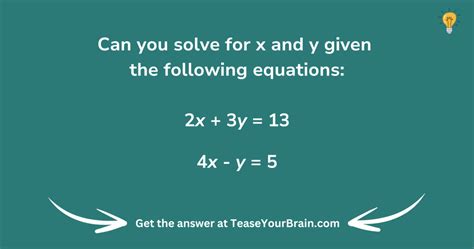 The Algebraic Puzzle Tease Your Brain