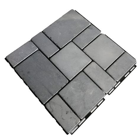 Plantex Grey Stone Interlocking Deck Tiles For Globalbees Shop