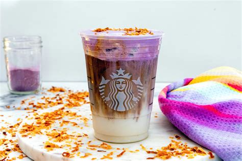 Iced Ube Coconut Macchiato Starbucks Copycat