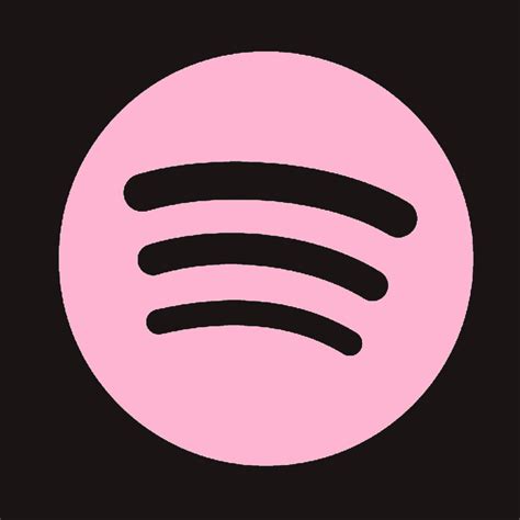 Pink Spotify Icon Pink Spotify Icon Pink Spotify Logo Pink Spotify💖
