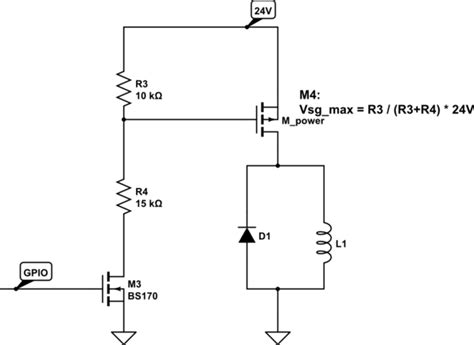 Microcontroller High Side Mosfet Switch And Bjt Interface With Mcu