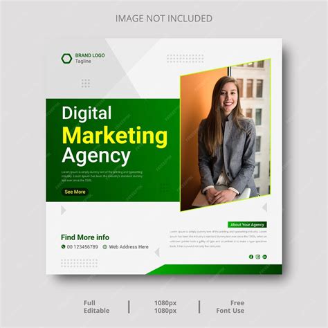 Premium Vector Digital Marketing Post Facebook Post Social Media Post Template Design