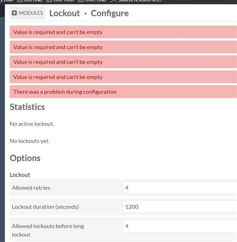 Lockout Module Error Modules Omeka Forum