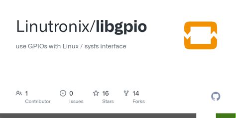 Github Linutronixlibgpio Use Gpios With Linux Sysfs Interface