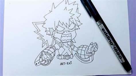Sketch Of Bakugo Chibi Version 😁 My Hero Academia Ranimesketch