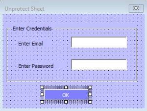 Vba Login Form Example How To Create How It Works