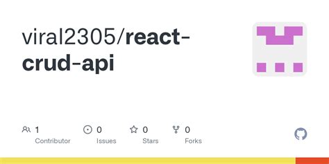 Github Viral React Crud Api