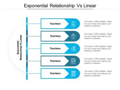 Exponential Relationship Vs Linear PowerPoint Presentation And Slides PPT Sample SlideTeam