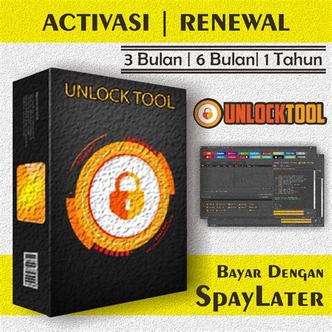 Jual UNLOCK TOOL UNLOCKTOOL 3 6 12 BULAN Shopee Indonesia