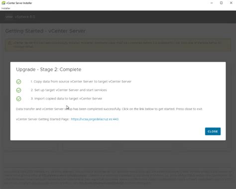 Vmware Upgrade Vcenter 703 To 80 Stucks At 39 Exporting Vmware