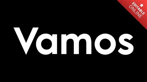 Vamos En Rectángulo Color Personalizable Generador De Efectos De Texto