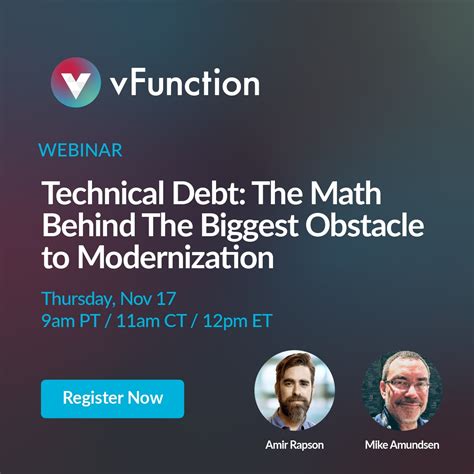 Vfunction On Linkedin Technical Debt Is Often The Biggest Obstacle To Modernizing