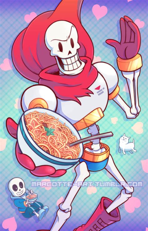 Spaghetti Connoisseur Papyrus Undertale By Marcotte On Deviantart