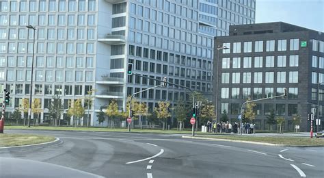 Tour Group At The Roundabout This Morning Rluxembourg