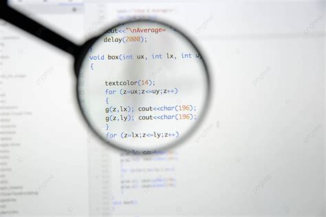 Abstract Workflow For Developing Real Cc Code On A Computer Screen Photo Background And Picture
