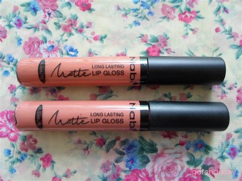 Nabi Matte Long Lasting Lip Gloss Gotcha Diary