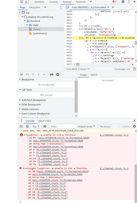Workbench Fails To Load In The Frontend · Issue 127 · Carrot2carrot2