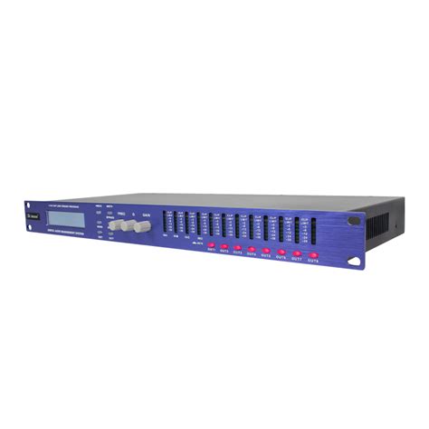 Digital Audio Processor 4 In 8 Out Loudspeaker Systems Processor