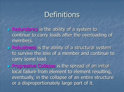 PPT Reliability And Redundancy Analysis Of Structural Systems With Application To Highway