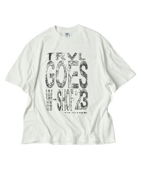 빈티지 스탬프 피그먼트 반팔티 크림