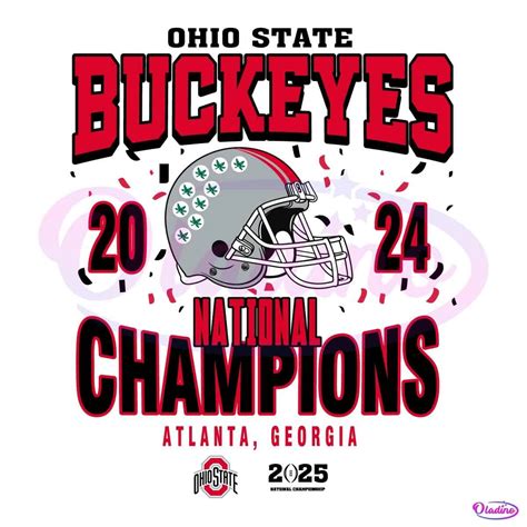 Celebration Ohio State Buckeyes Confetti National Champions Svg Free