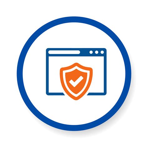 Icon Web Application Security Vector Eps Vector Art At Vecteezy