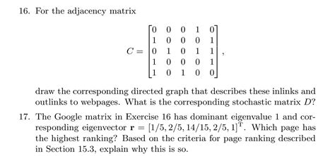 Linear Algebra Help Only Need For Question 17 To Be Chegg Com Linear Algebra Help Only Need For Question 17 To Be Chegg Com