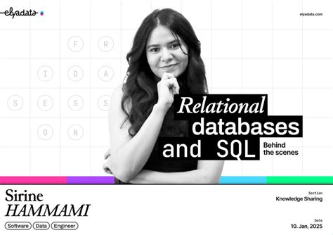 Fridaysession Relationaldatabases Sql Database Querylifecycle Sql Elyadata